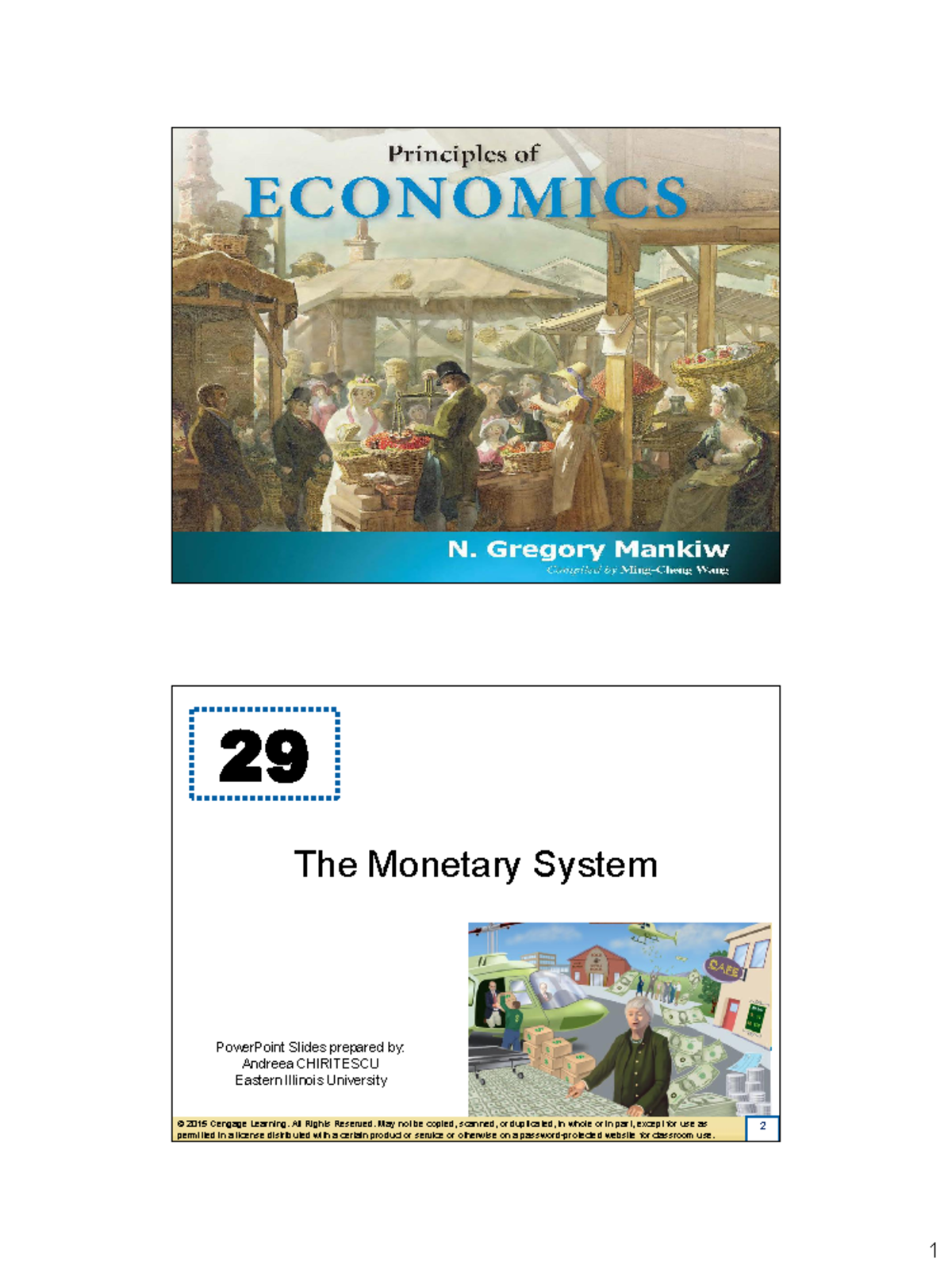 Part 3 - Chapter 29 The Monetary System - PowerPoint Slides prepared by ...