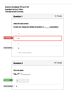 M4V5 - Master theorem practice - COMP 3270 - Studocu