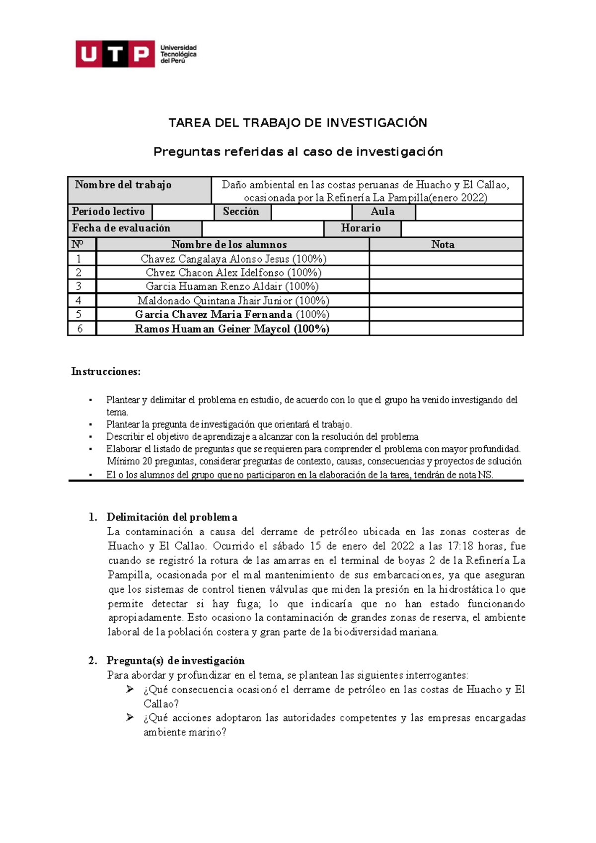Trabjo de I.M grupo 3 - Mdkdk - TAREA DEL TRABAJO DE INVESTIGACIÓN ...