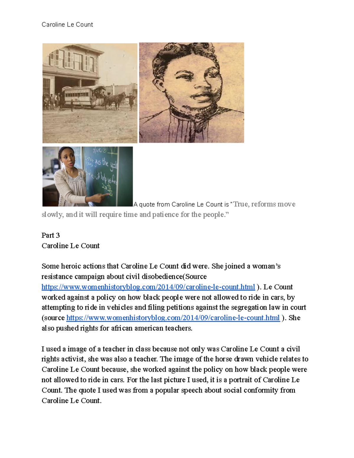 08.03 - 08.03 us history graded 100% - Caroline Le Count A quote from ...