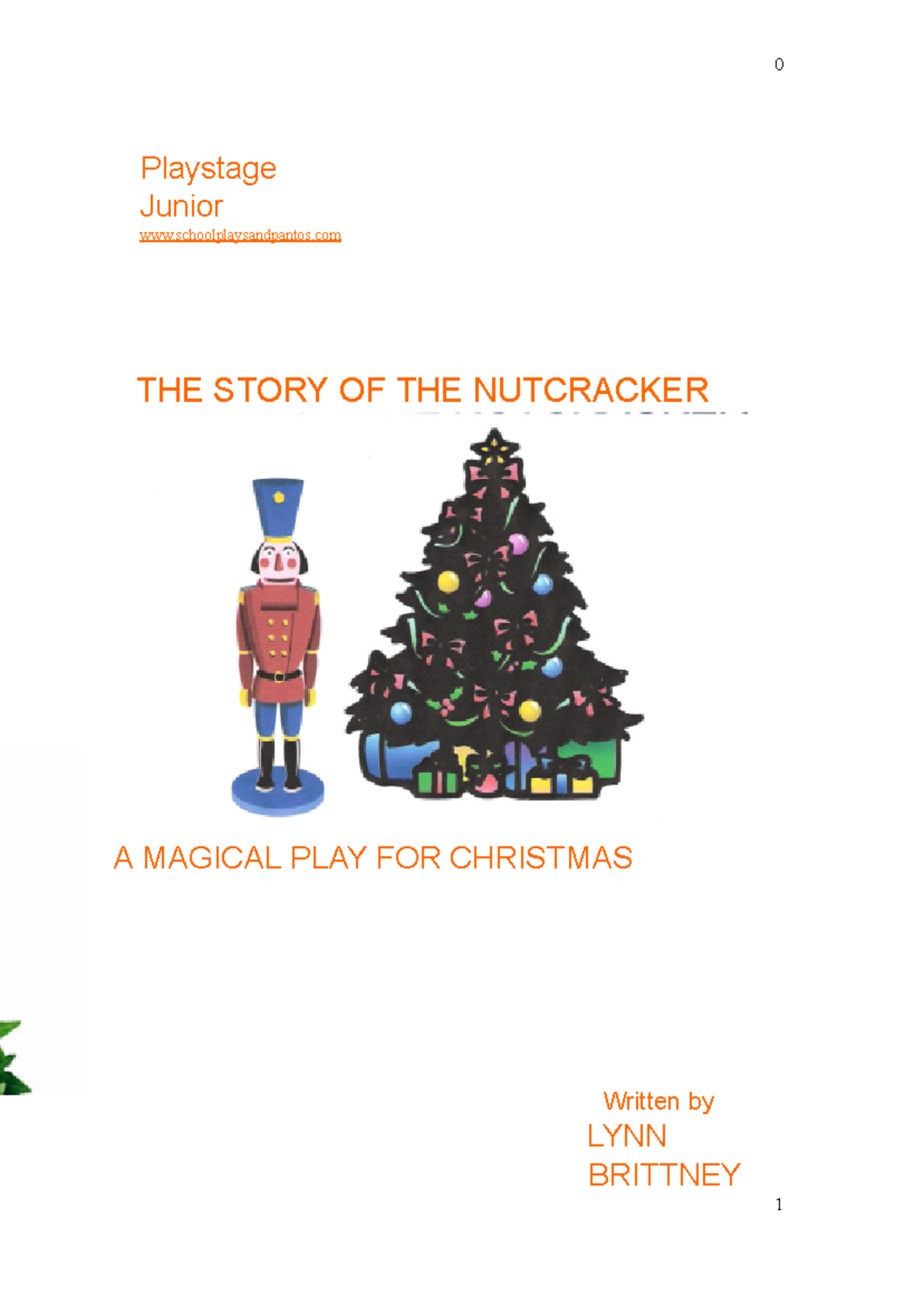 The Story Of The Nutcracker - 0 Playstage Junior schoolplaysandpantos ...