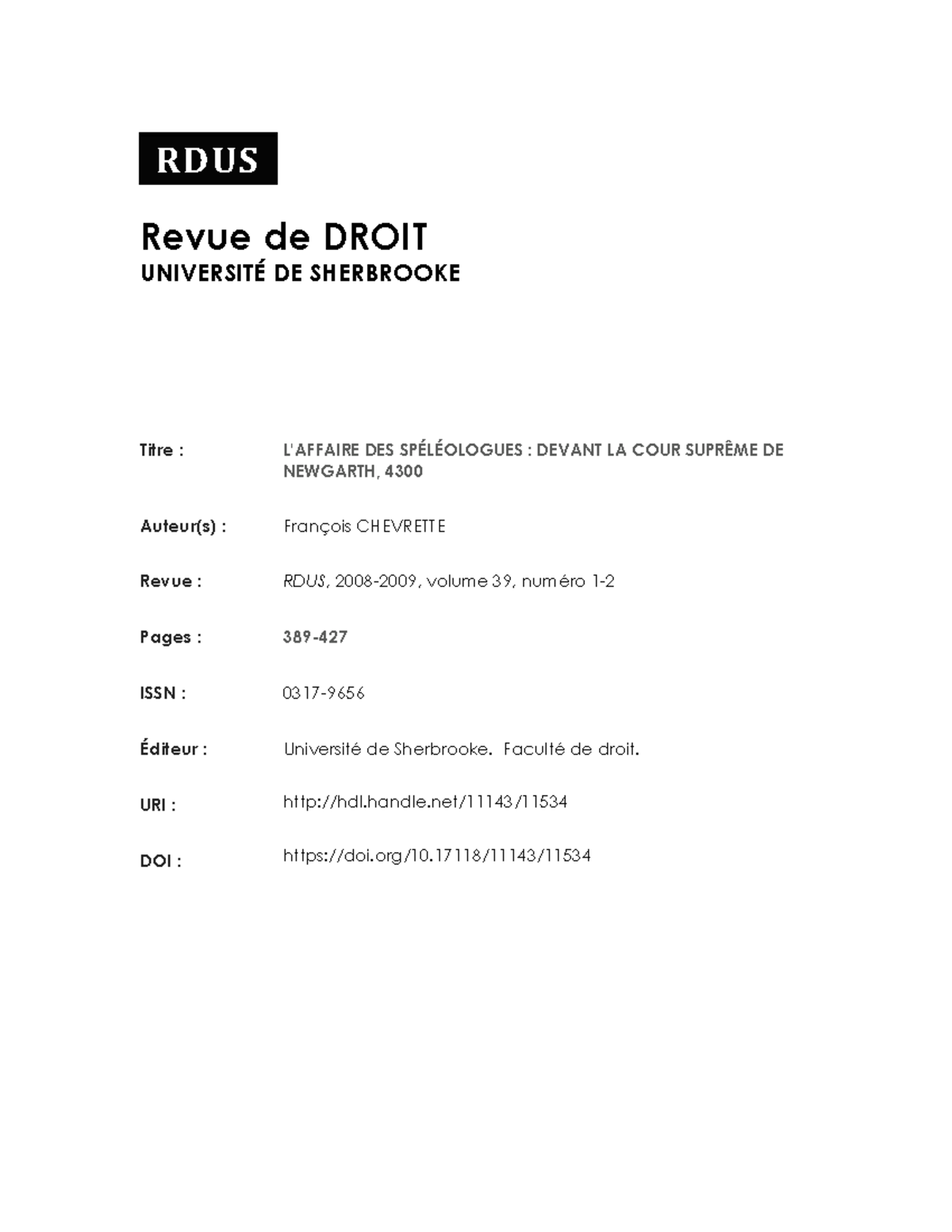 L. L. Fuller - Laffaire des spéléologues. Devant la Cour suprême de ...