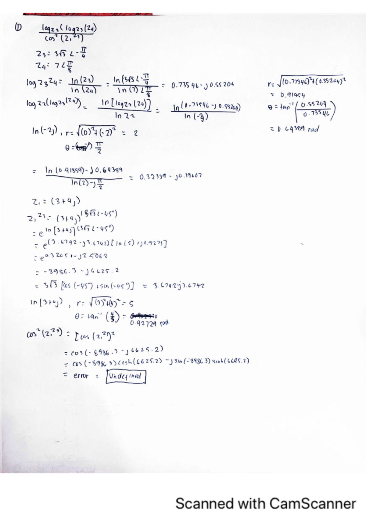 Adv Math Probset 1 Problem Set D Logzz10g232a 052 227 Z4 7284 Log 23 24 In7 J