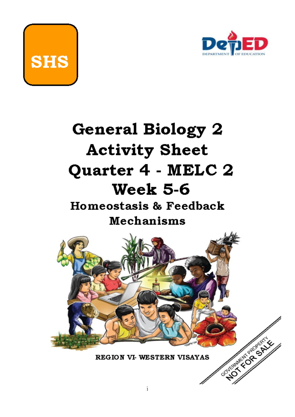 Gen - i SHS K to 12 BEC General Biology 2 Activity Sheet Quarter 4 ...