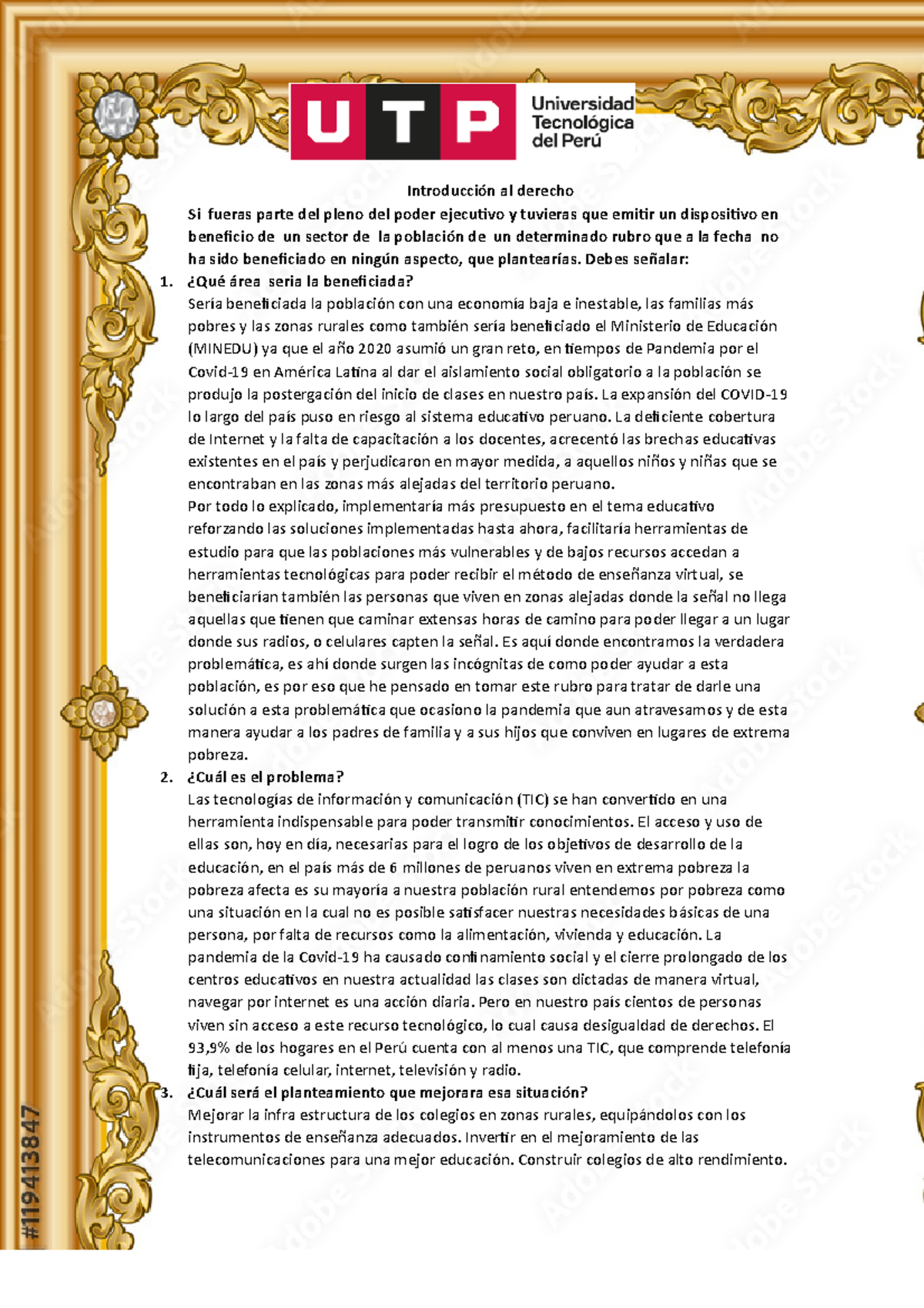 S02.s2 - Definición de derecho, Teoría tridimensional del Derecho ...
