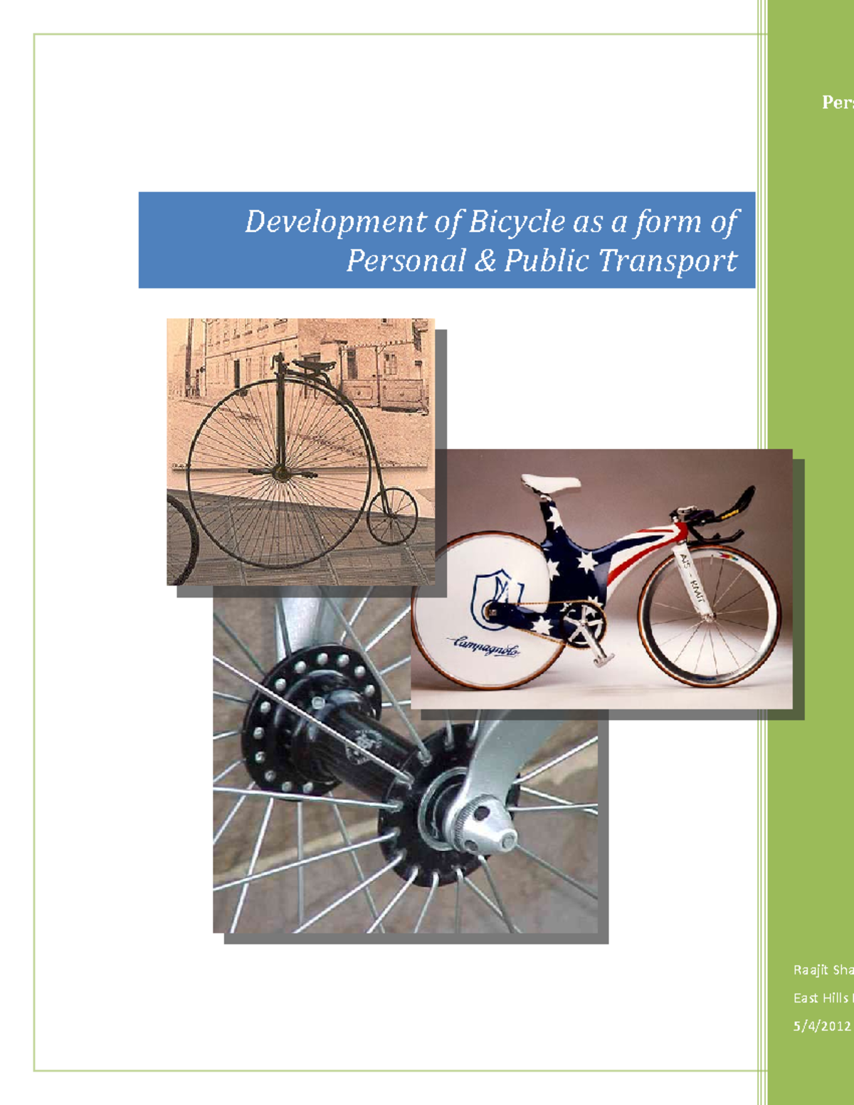 Engineering Studies Resources - Assessment Task - Development of ...