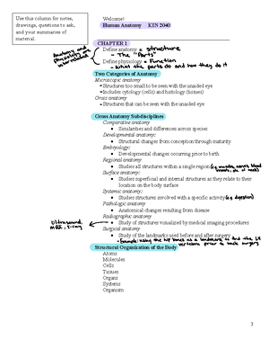 Chapter 2 - 8 Chapter 2 Outline The Study of Cells (cytology) A ...