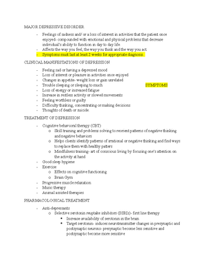 Key Concepts for Exams - NUR 2488 - Studocu