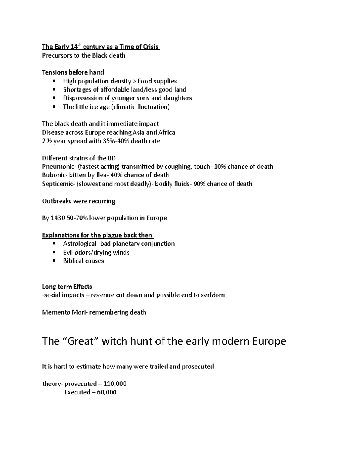 The Early 14th century as a Time of Crisis - The Early 14th century as ...