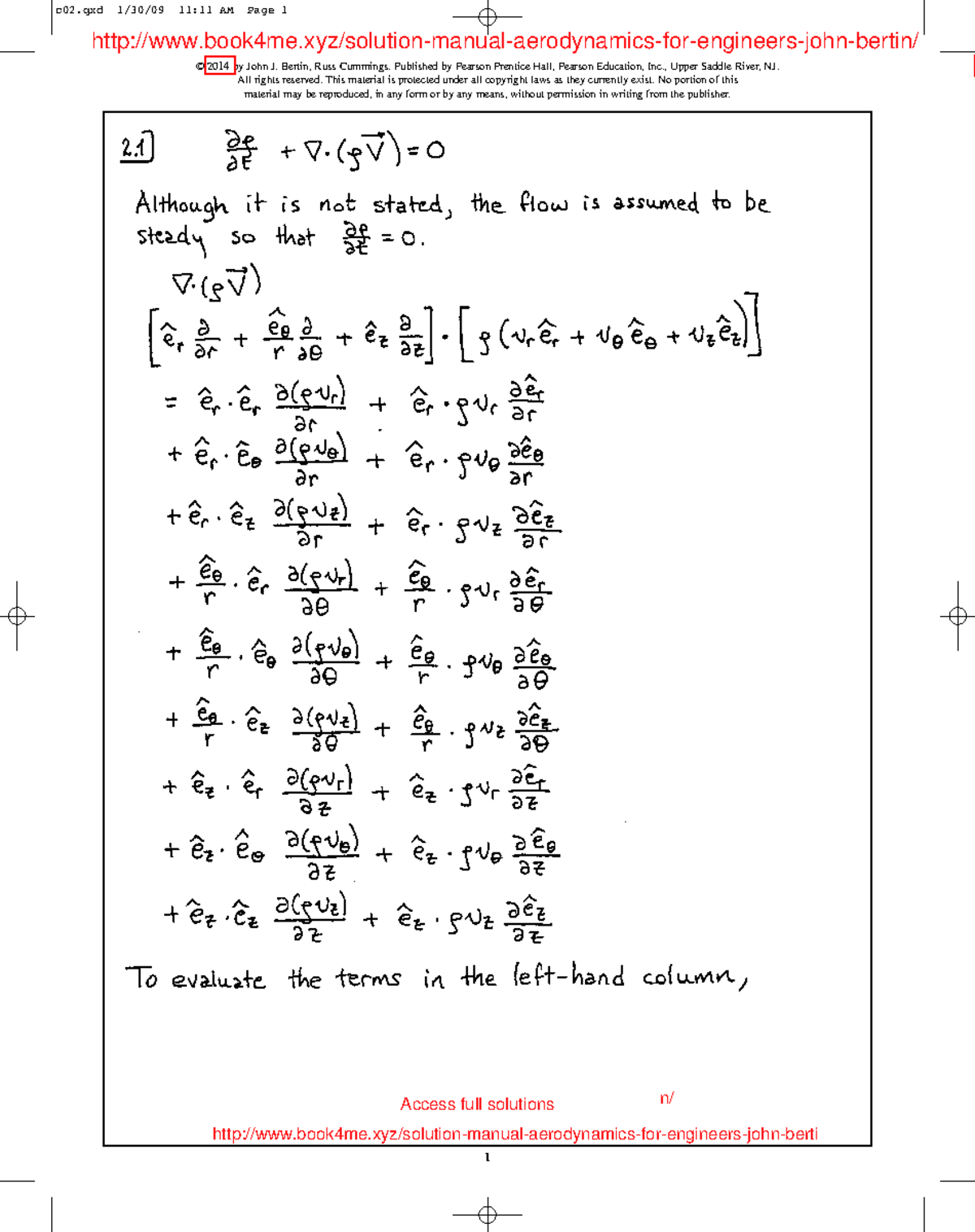 Aerodynamics for Engineers - by John J. Bertin, Russ Cummings ...