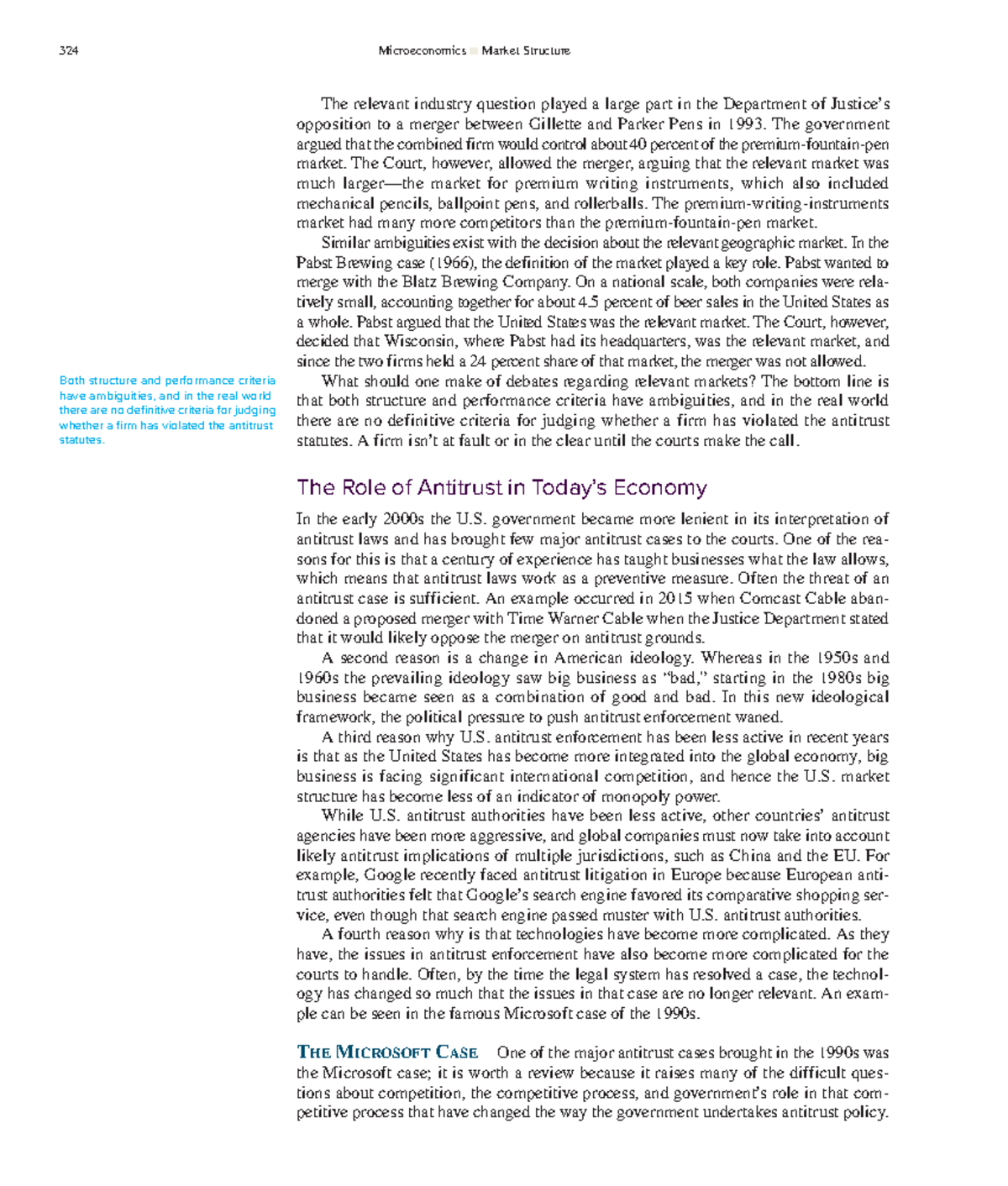 Economics-125 - n/a - 324 Microeconomics Market Structure The relevant ...