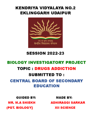 Project on Archimedes' principle - KENDRIYA VIDYALAYA ANDAL PHYSICS ...