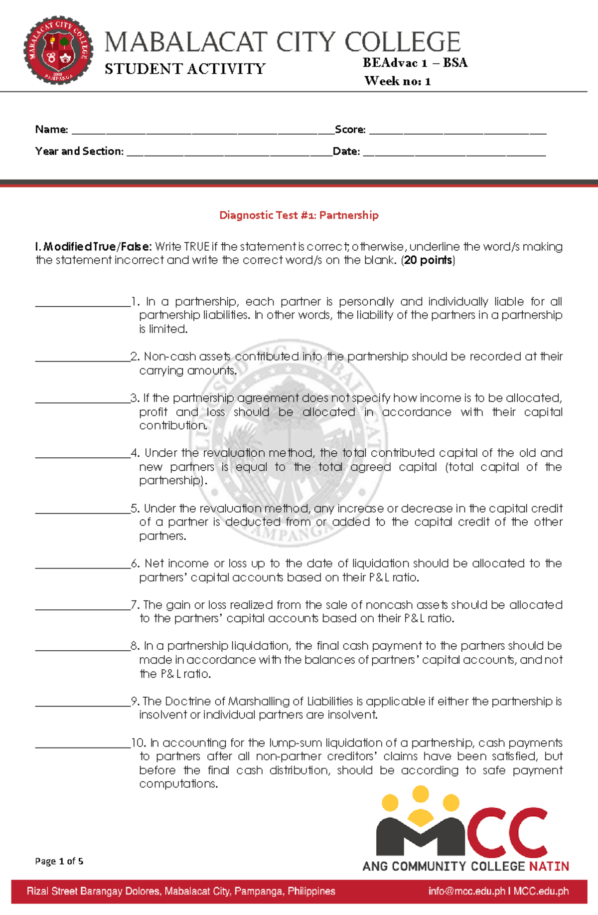 16d8f2c5 281f 4ff9 b350 5fbf24edaf3f - STUDENT ACTIVITY SHEET Week no ...