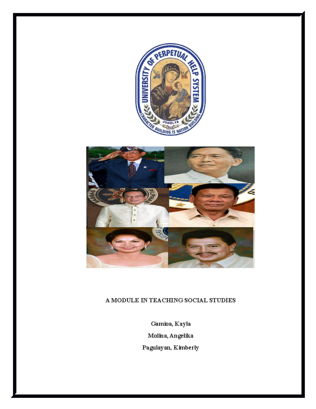WORK-BOOK 121802 - HBS YUN LANG PENGE DOC - A MODULE IN TEACHING SOCIAL ...