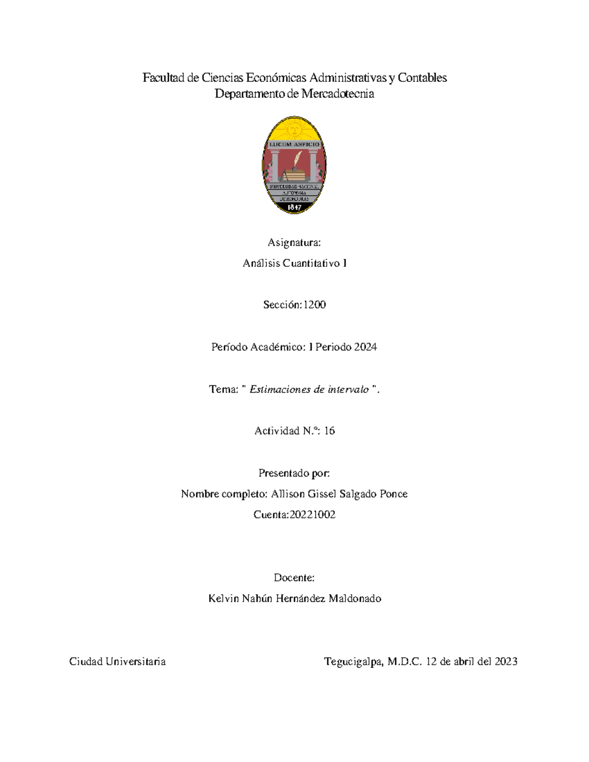 Salgado Allison U4T2a16 - Facultad de Ciencias Económicas ...