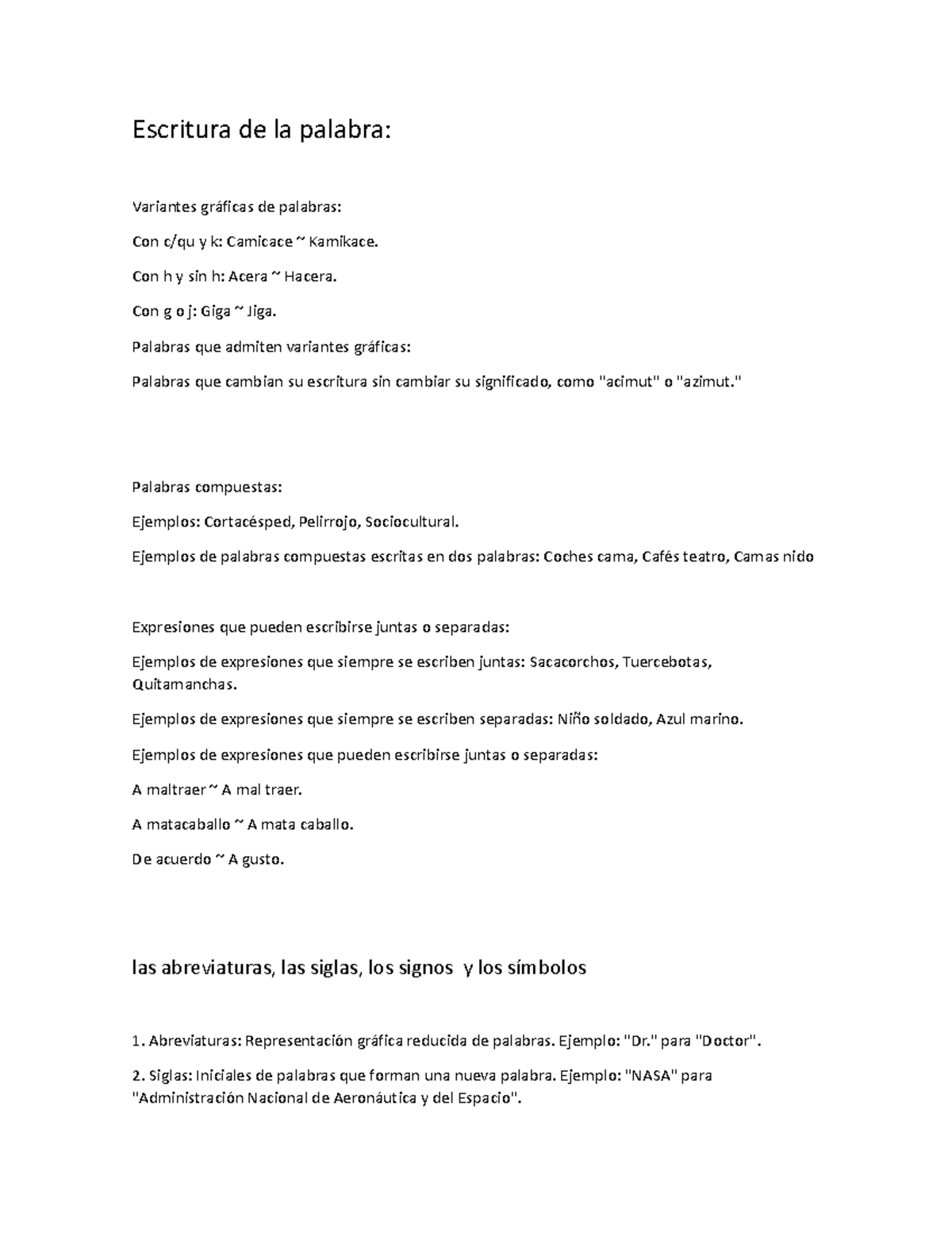 Ceplec D - xmmc - Escritura de la palabra: Variantes gráficas de ...