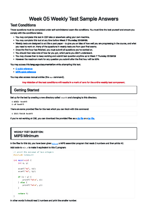 COMP1521 - UNSW Sydney - Computer Systems Fundamentals - Studocu