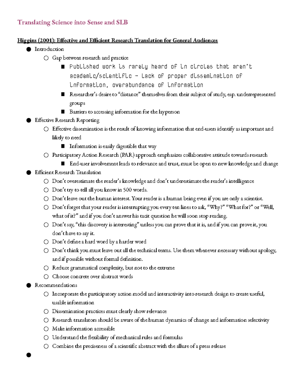 Week 4 Notes - this is a criminology note - Translating Science into ...