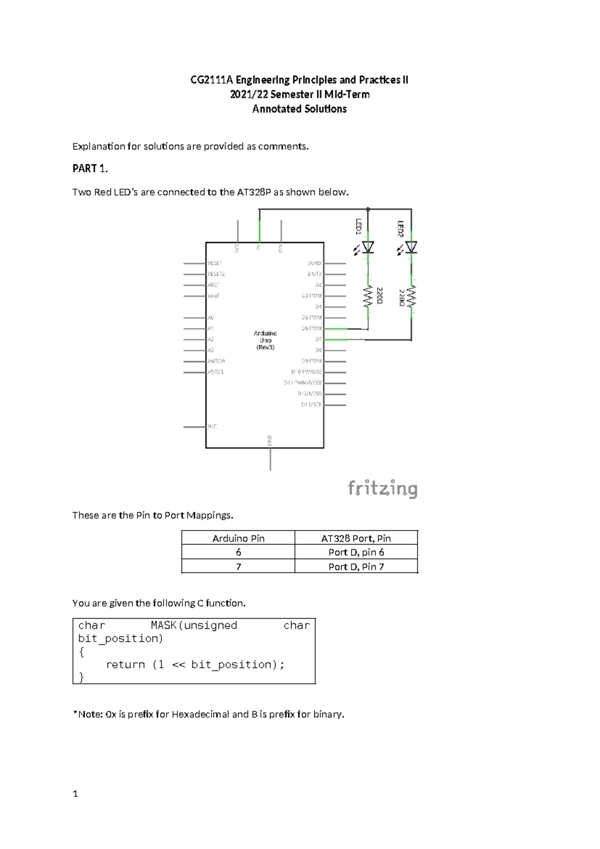 Midterm-Ans-Annotated - CG2111A Engineering Principles and Practices II ...