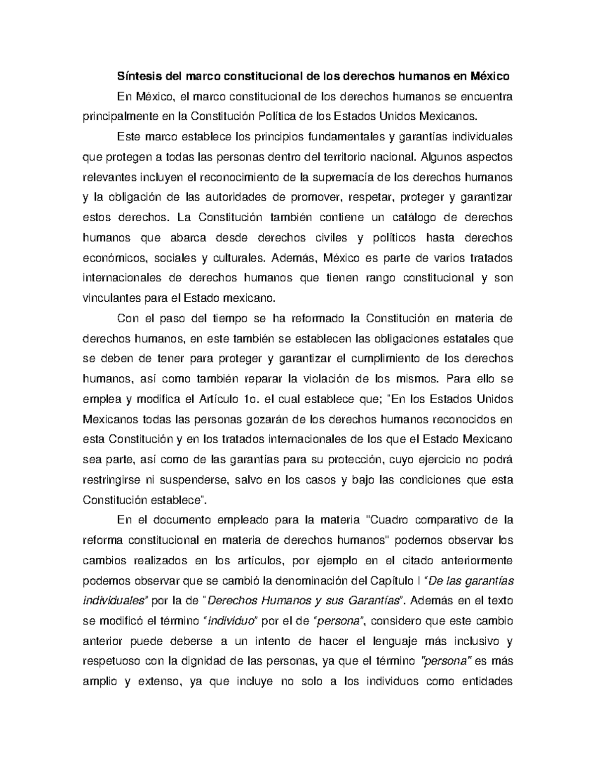 Actividad B5 - Síntesis del marco constitucional de los derechos ...