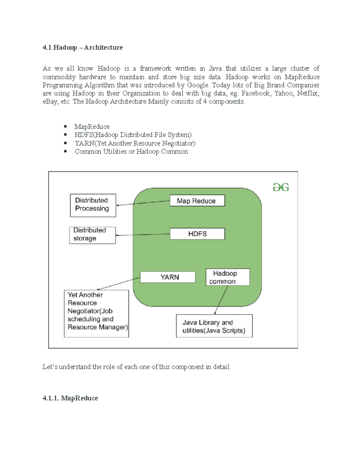 Unit-4 - unit 4 - 4 Hadoop – Architecture As we all know Hadoop is a framework written in Java ...