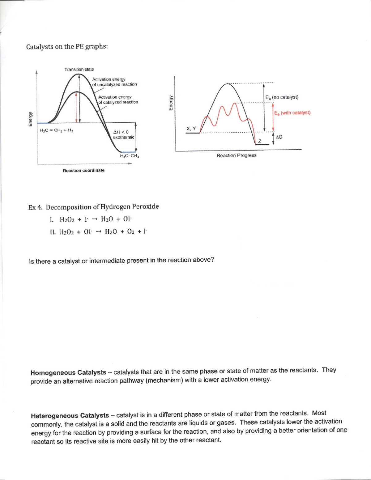 Kentics Part 4 Notes p4 - AP Chemistry with Mrs. Martin - Studocu