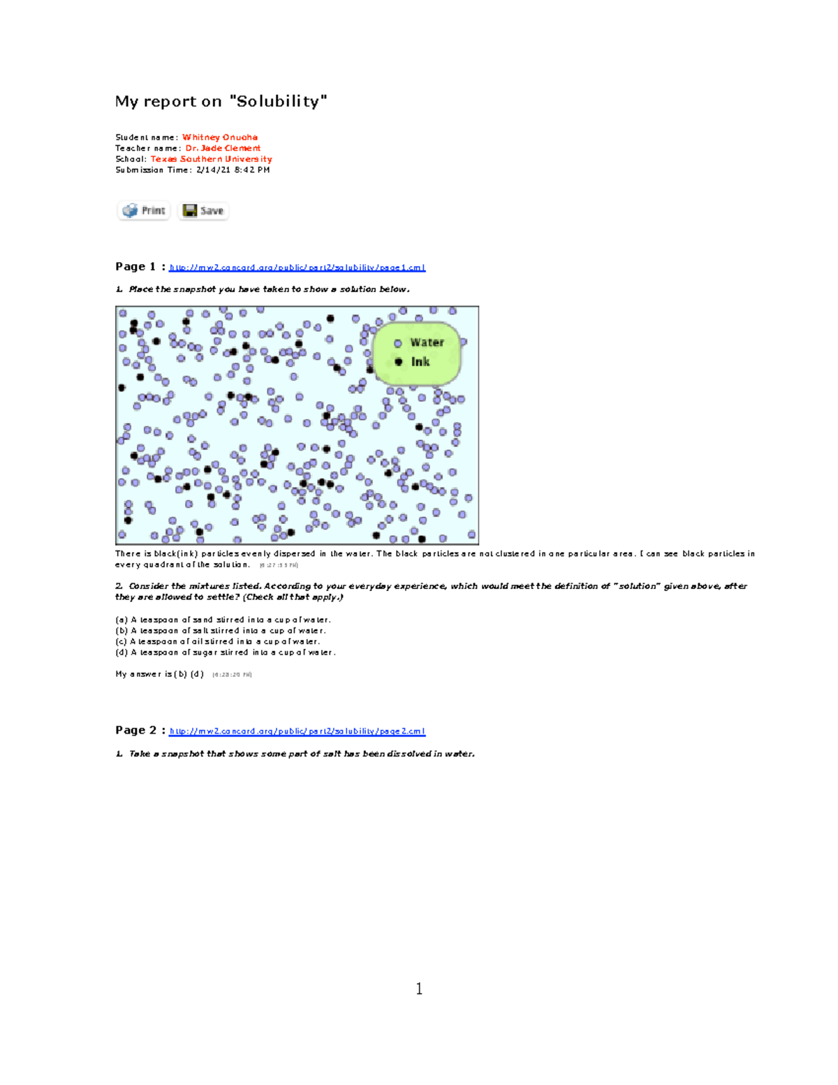 Virtual Biochemistry Lab: Molecular Workbench- Solubility (lab2) - My ...