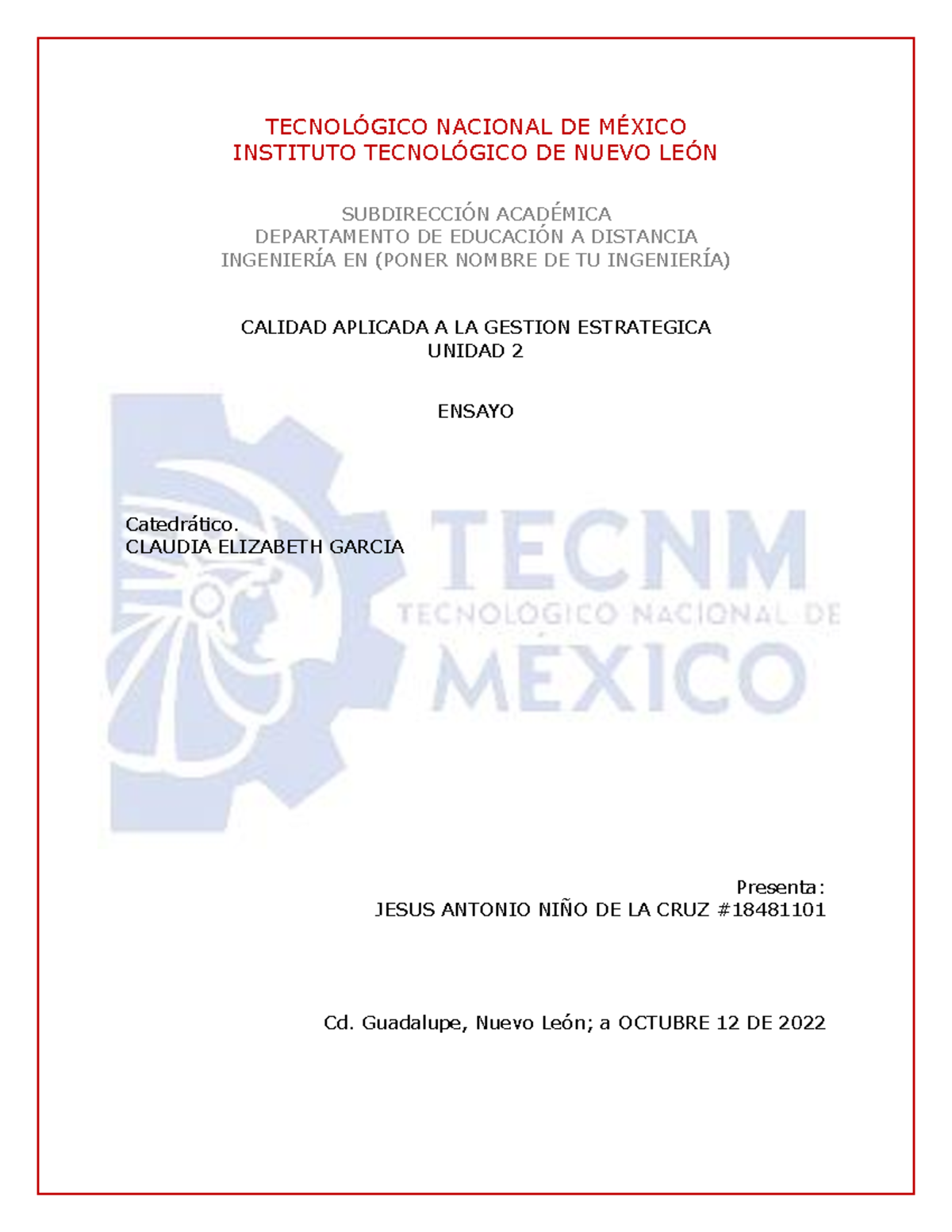 Tarea.3.U - vvfv - TECNOL”GICO NACIONAL DE M.. INSTITUTO TECNOL”GICO DE ...