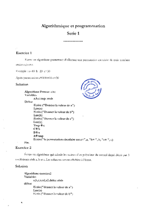 Chapitre 2 - Cours d'Informatique SMIA s1 par Prf. Essaid El Bachari - Introduction à ...