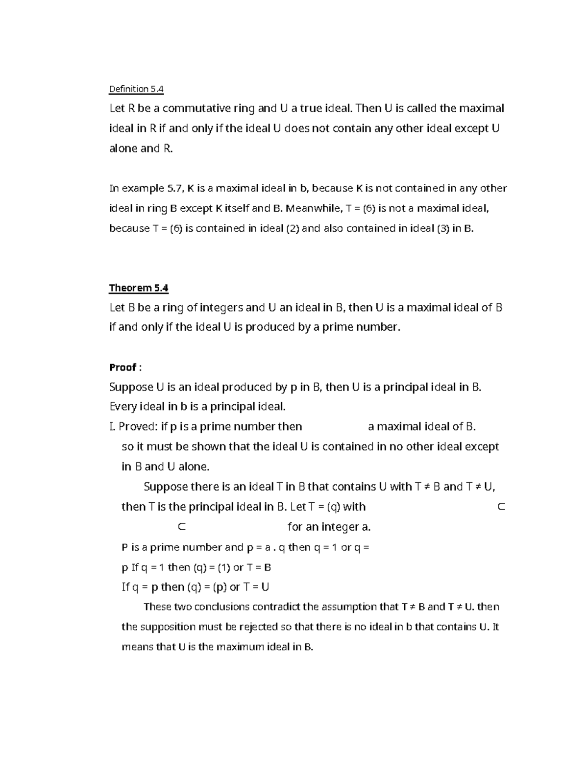 Algebraic structures-21 - Definition 5. Let R be a commutative ring and ...