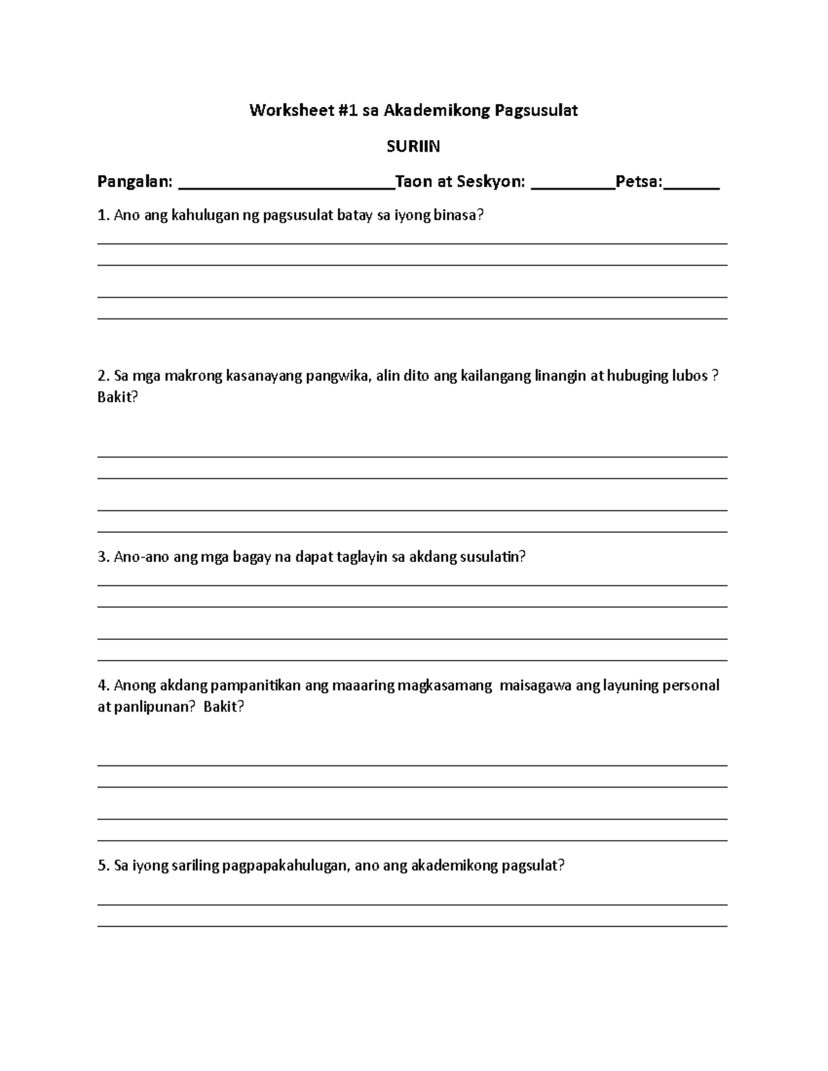Worksheet-1-suriin - Hope this helps - Worksheet #1 sa Akademikong ...