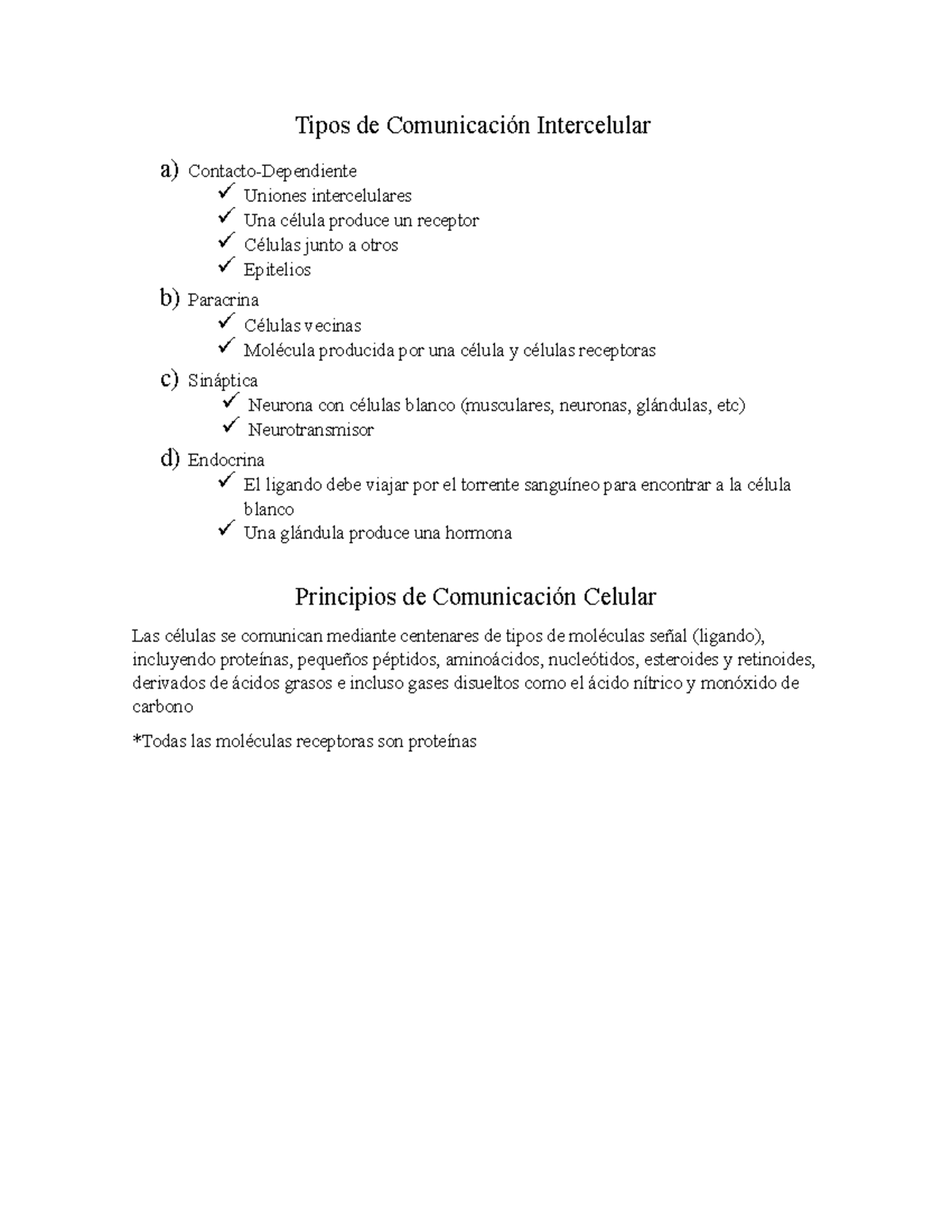 Tipos de Comunicación Intercelular - Tipos de Comunicación Intercelular ...