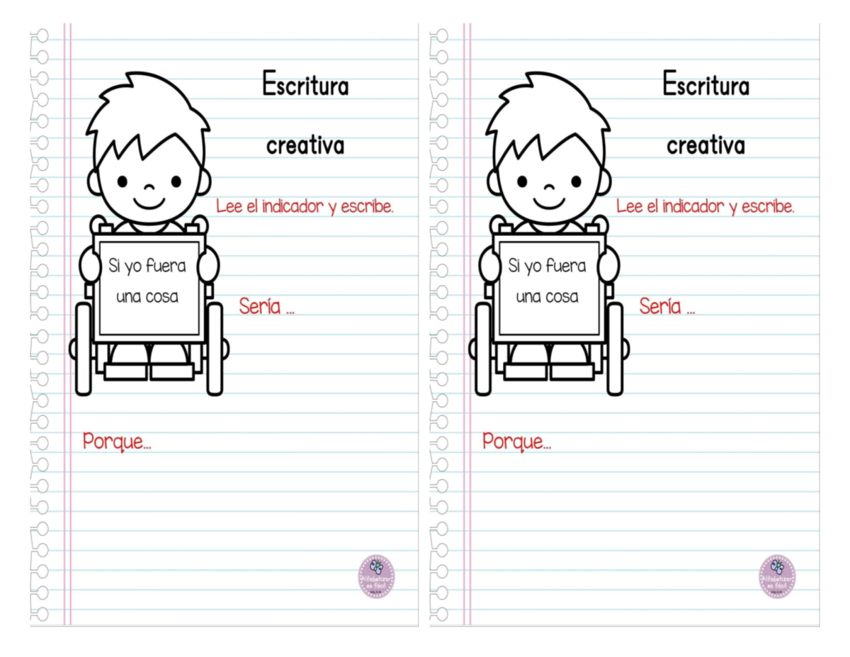 Escritura creativa - Educacion en mexico - Lee el indicador y escribe ...