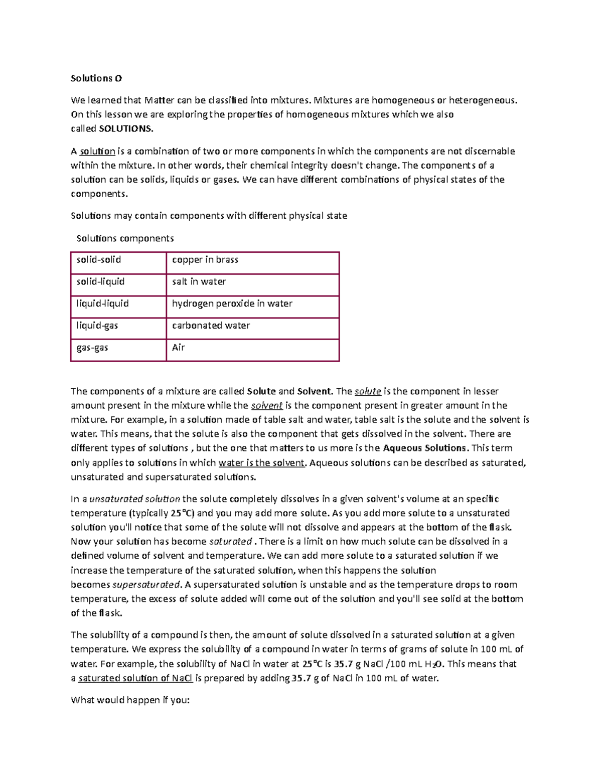 Solutions - chapter 7 - Its a combination of lecture notes and the text ...
