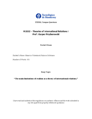 International relations - Explain the colonial matrix of power. How ...