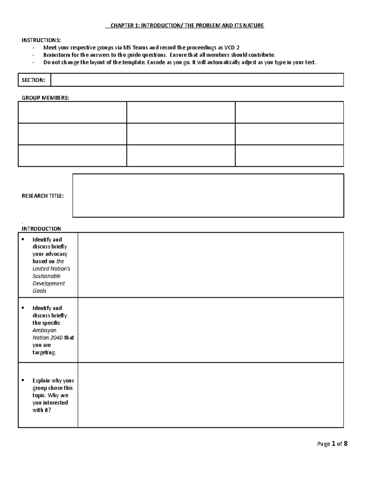 Chapter 1 Template (Revised) - CHAPTER 1: INTRODUCTION/ THE PROBLEM AND ...