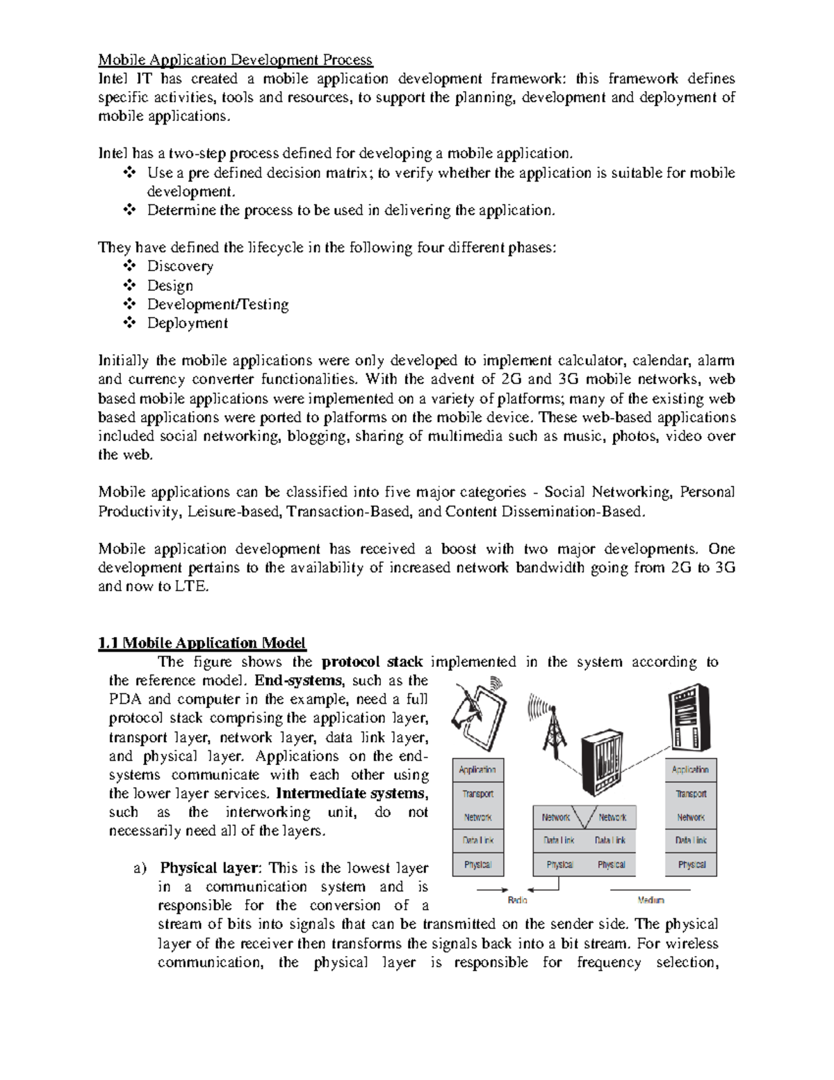 UNIT 1 anna univercity syllubus notes of mobail application development ...