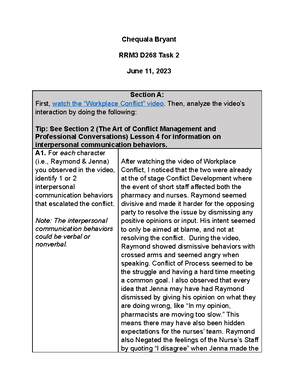 Task 1 part 2 - Task 1 part 2 of this - Chequala Bryant DFM3 Task 1 ...