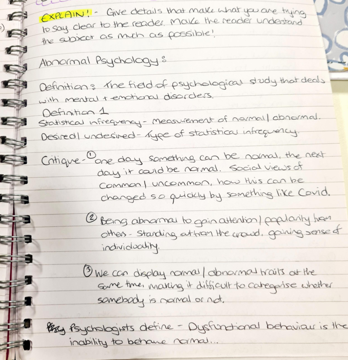 Abnormal psychology - Introduction to social psychology - Studocu