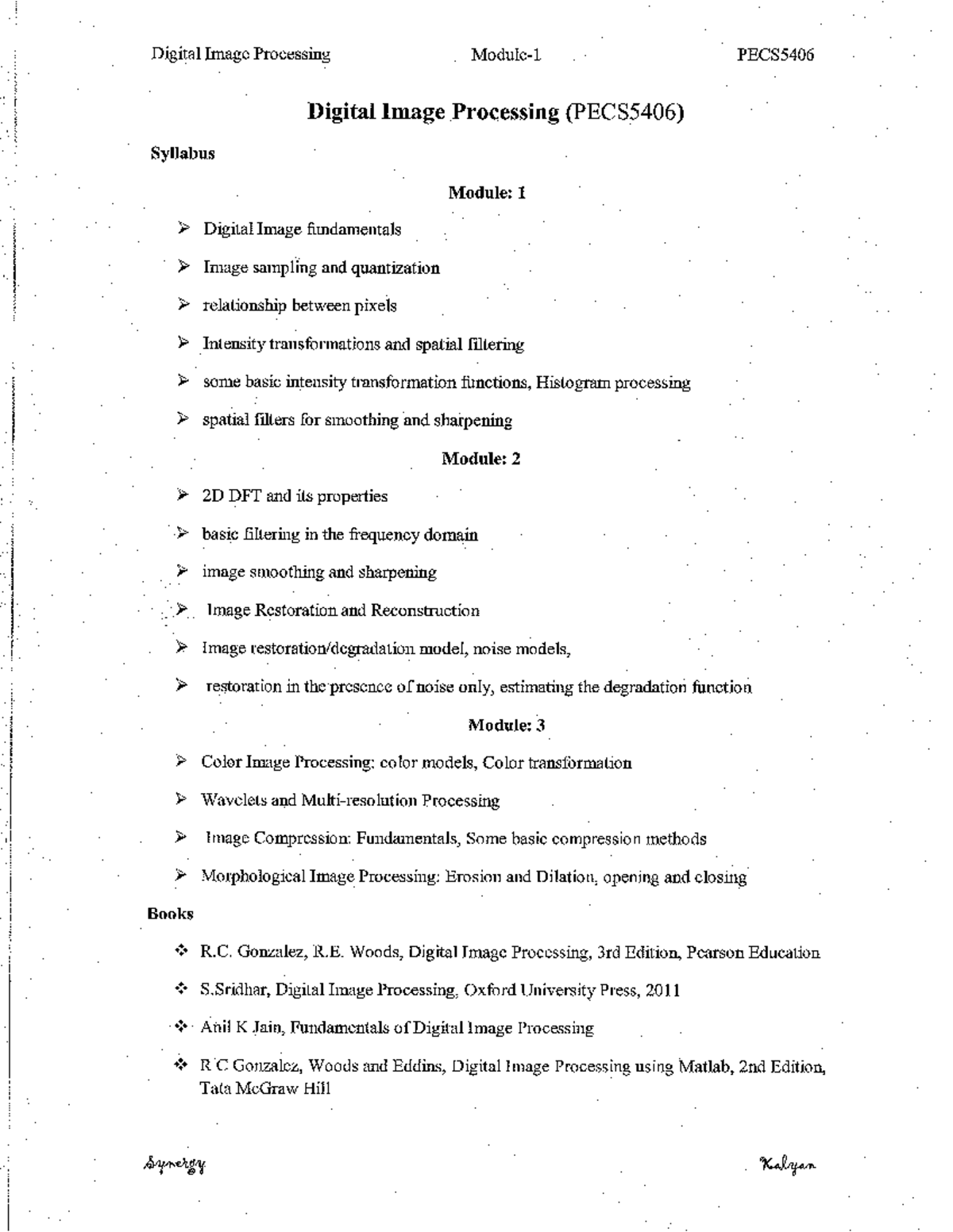 DIP by K - Digital Image Processing - Studocu