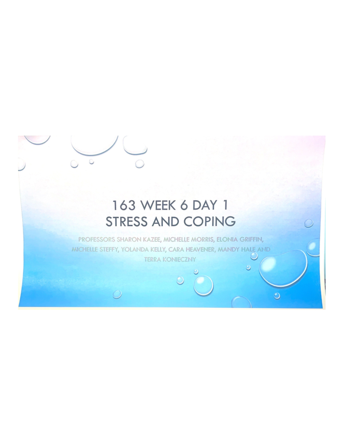 163 WEEK 6 DAY 1 - answered all questions - NUR 166 - Studocu