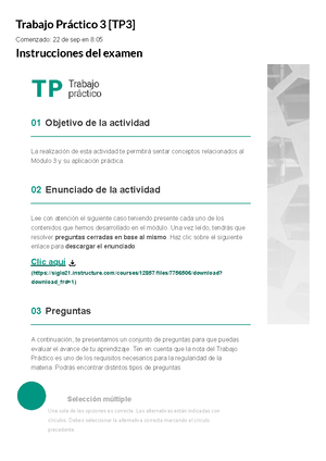 Examen Trabajo Práctico 3 [TP3] Gestión de Equipos de Alto Rendimiento88 - Trabajo Práctico 3 ...