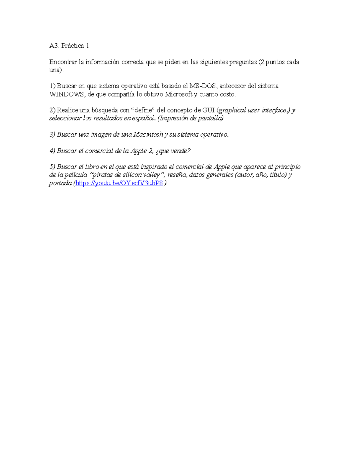 02 A3. Práctica 1 (instrucciones) - A3. Práctica 1 Encontrar la ...