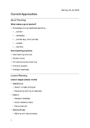 Lesson plan Simple past - Lesson Plan Simple past Name der/des ...