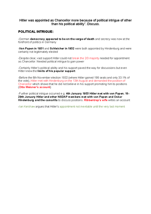 A legal revolution - ‘A legal revolution’. Address this view of Hitler ...