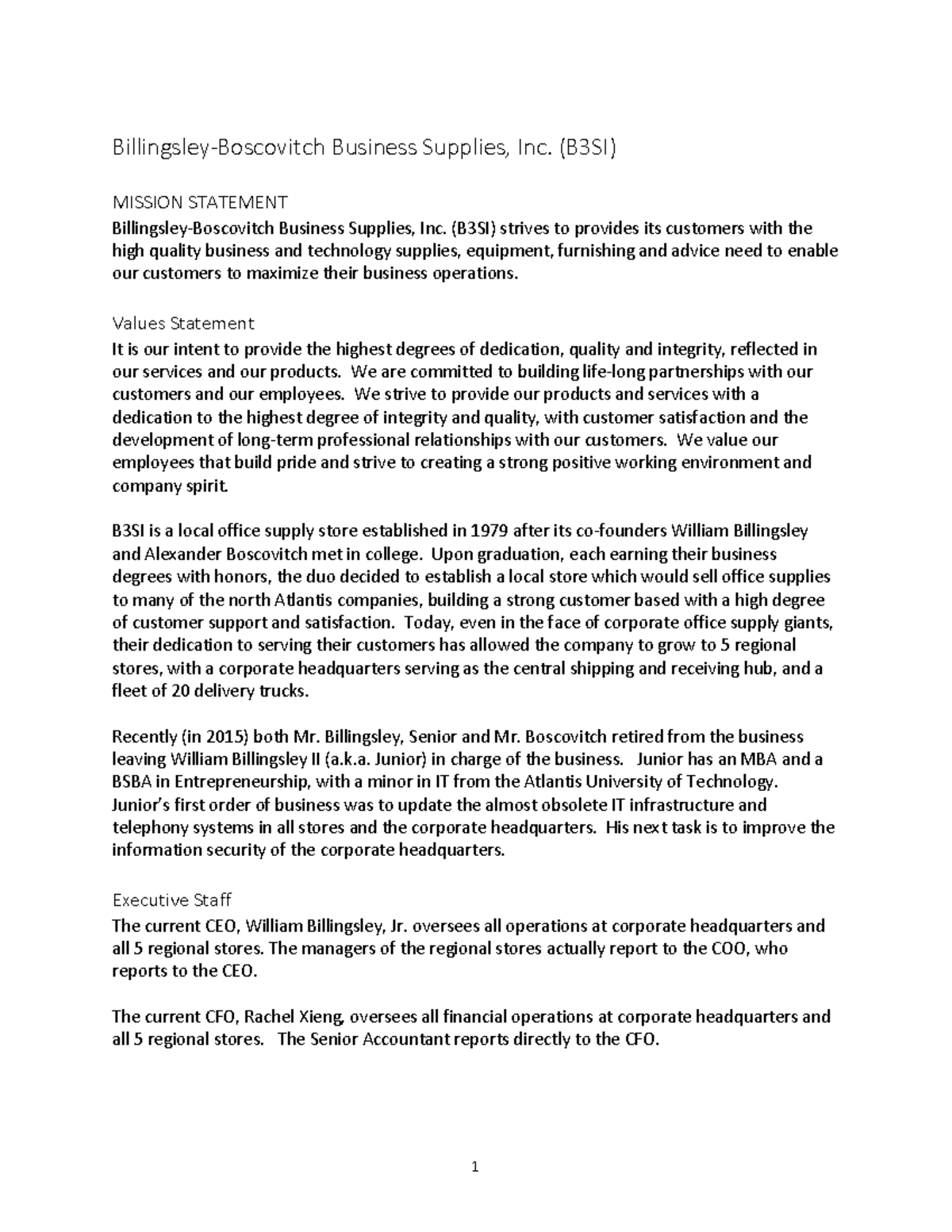 B3SI-Case - Notes - Billingsley-Boscovitch Business Supplies, Inc ...