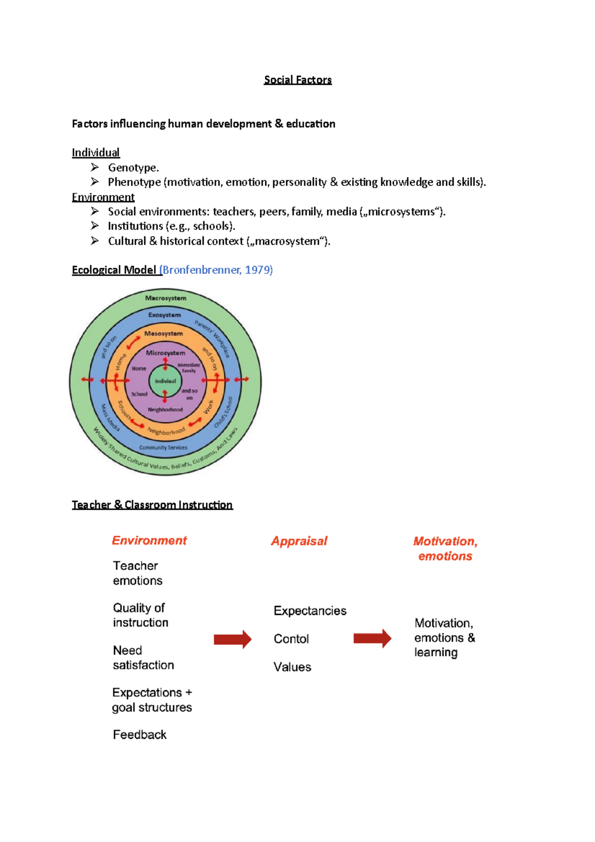 Social Factors - Social Factors Factors influencing human development ...