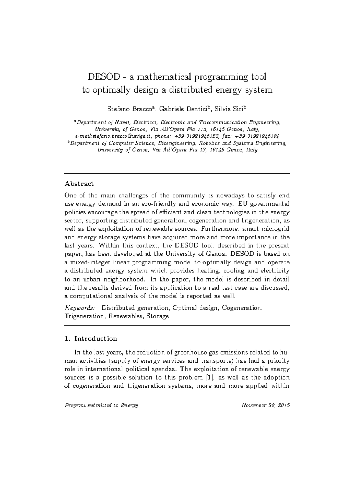 Desod a mathematical programming tool to - DESOD - a mathematical ...