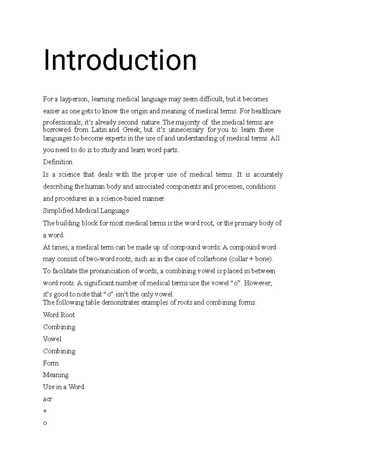 medical-terminology-introduction-for-a-layperson-learning-medical
