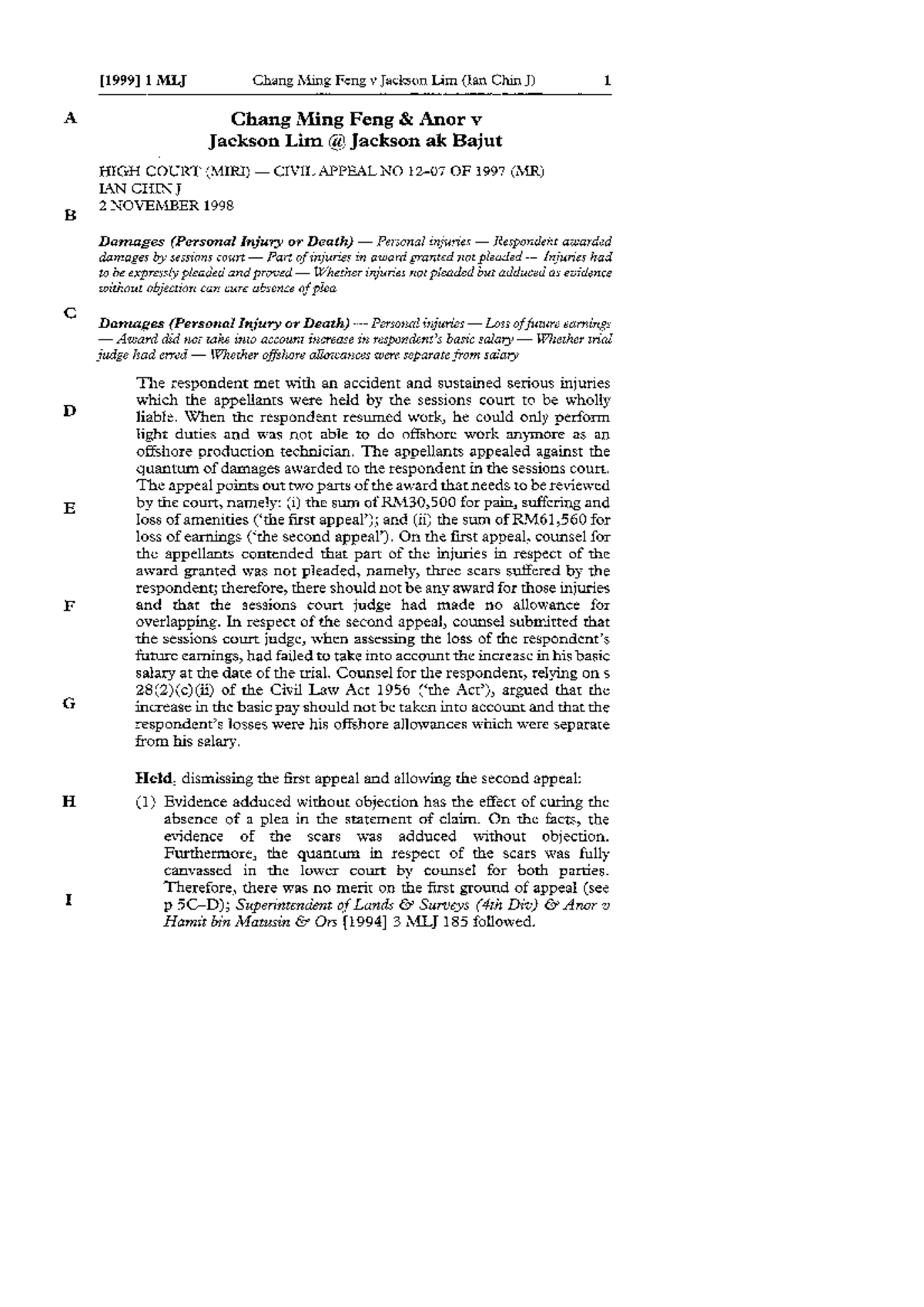 Chang MING FENG & ANOR v Jackson LIM @ Jackson AK Bajut - Family Law ...